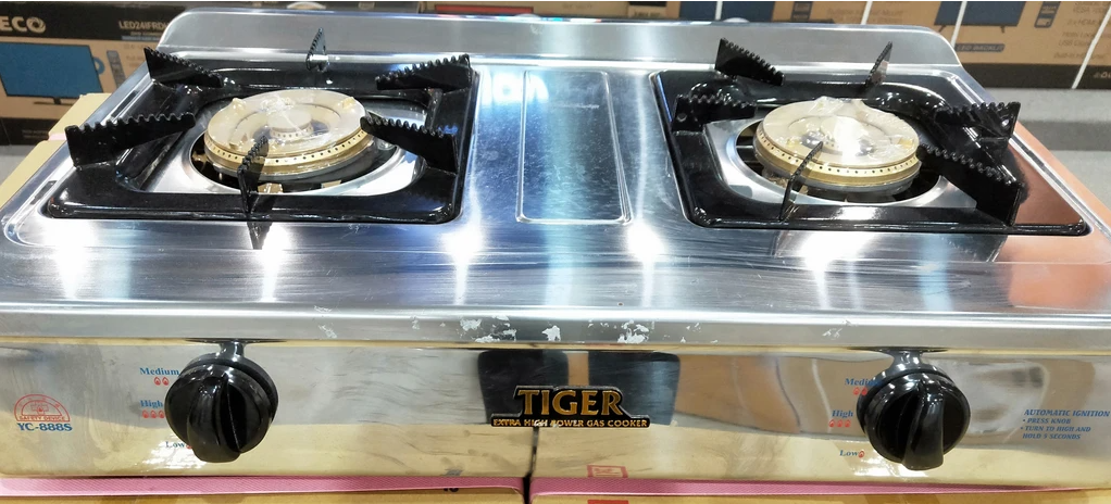 Tiger Double Burner Gas Cooker YC-888S – Rejuvenate Now Hair and Beauty ...